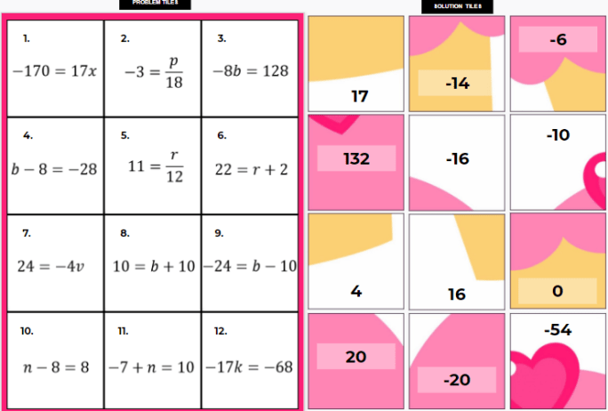 Now Loading…..Digital Mystery Pictures! – Fun With Algebra